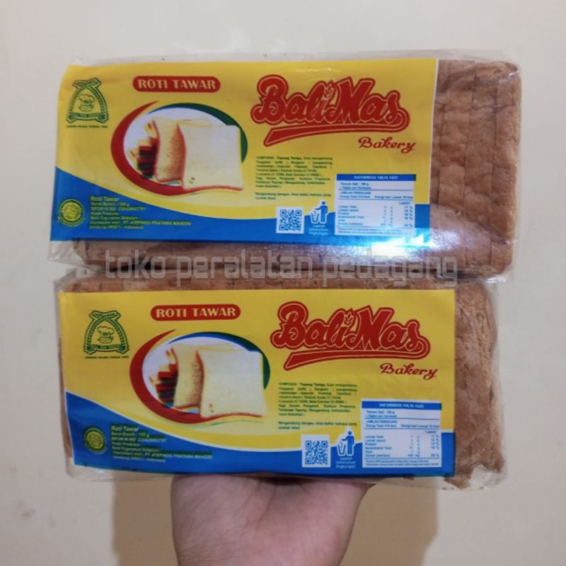 Jual ROTI TAWAR BALIMAS BARU & SEGAR, ( isi 20 lembar) 20x9x7 cm ...