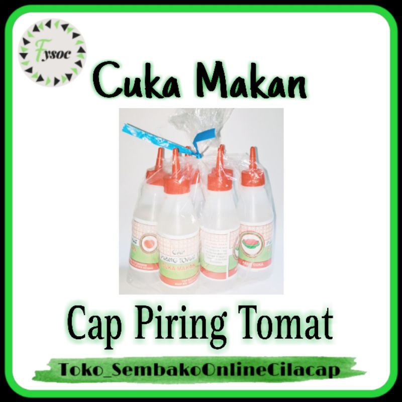 Jual CUKA MAKAN CAP PIRING TOMAT 80 ML | Shopee Indonesia