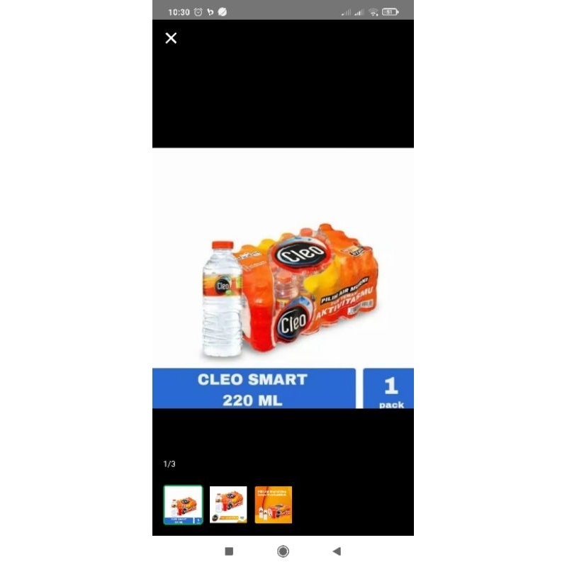 Jual cleo Air Mineral Dalam Kemasan Botol Mini 220 ml | Shopee Indonesia