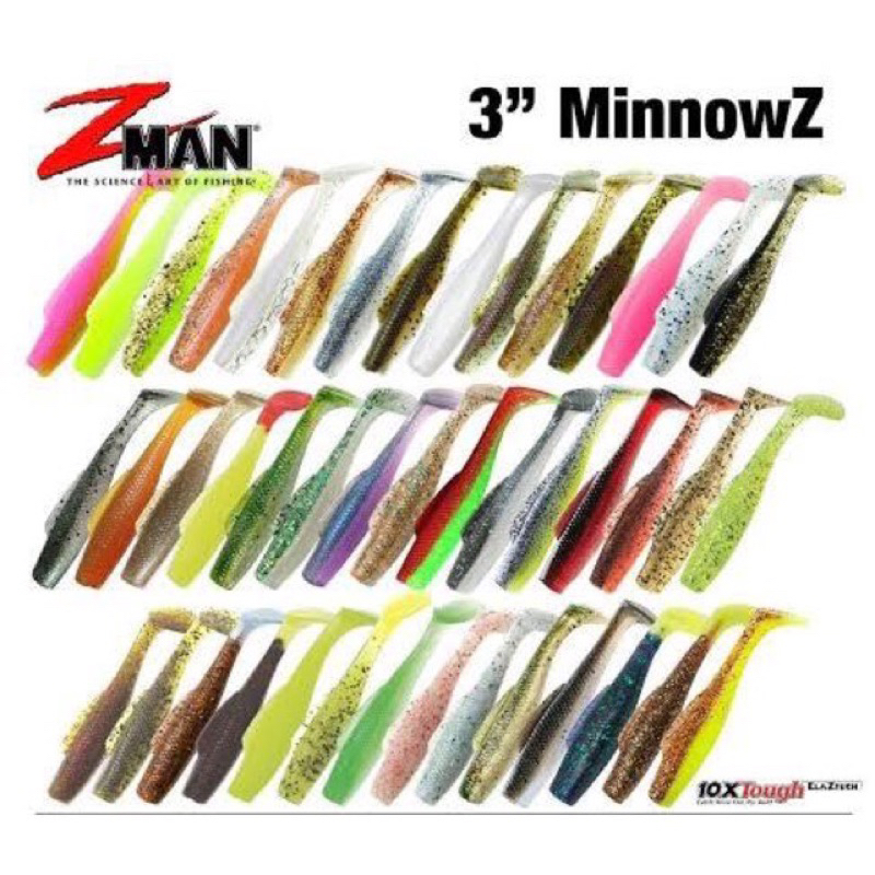 Jual Soft Lure Casting Zman 10x Tough Elaztech Original 3 inch | Shopee ...