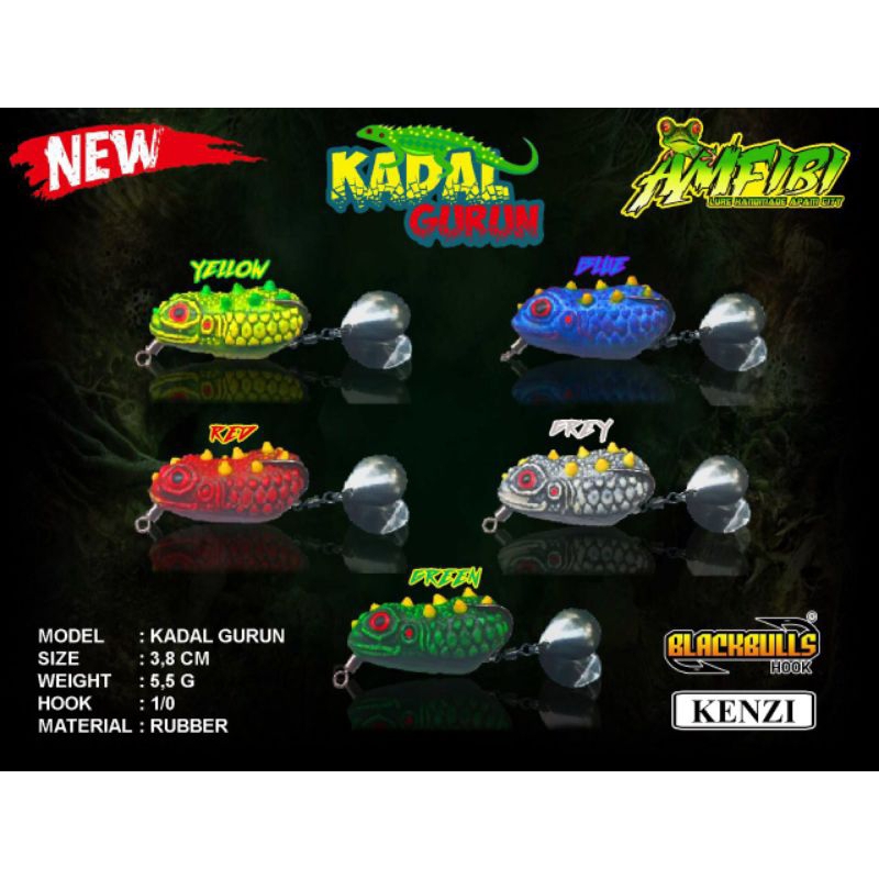 Jual Umpan Casting Soft Prog Ampibi 3D Kadal Gurun | Shopee Indonesia