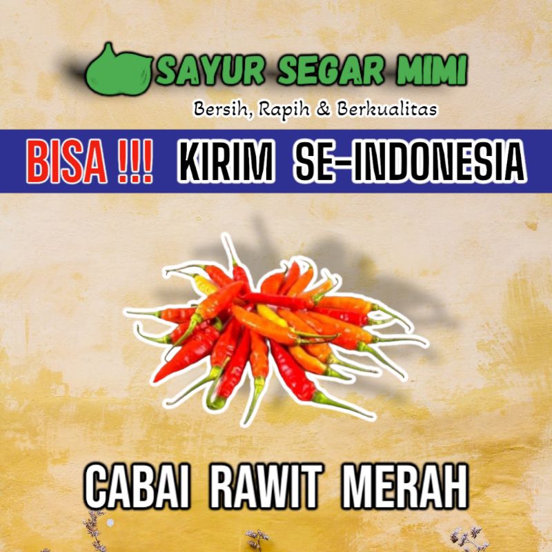 Jual Cabe Rawit Merah / Cabe Burung / Cabe Setan 250Gram - Sᴀʏᴜʀ Sᴇɢᴀʀ ...