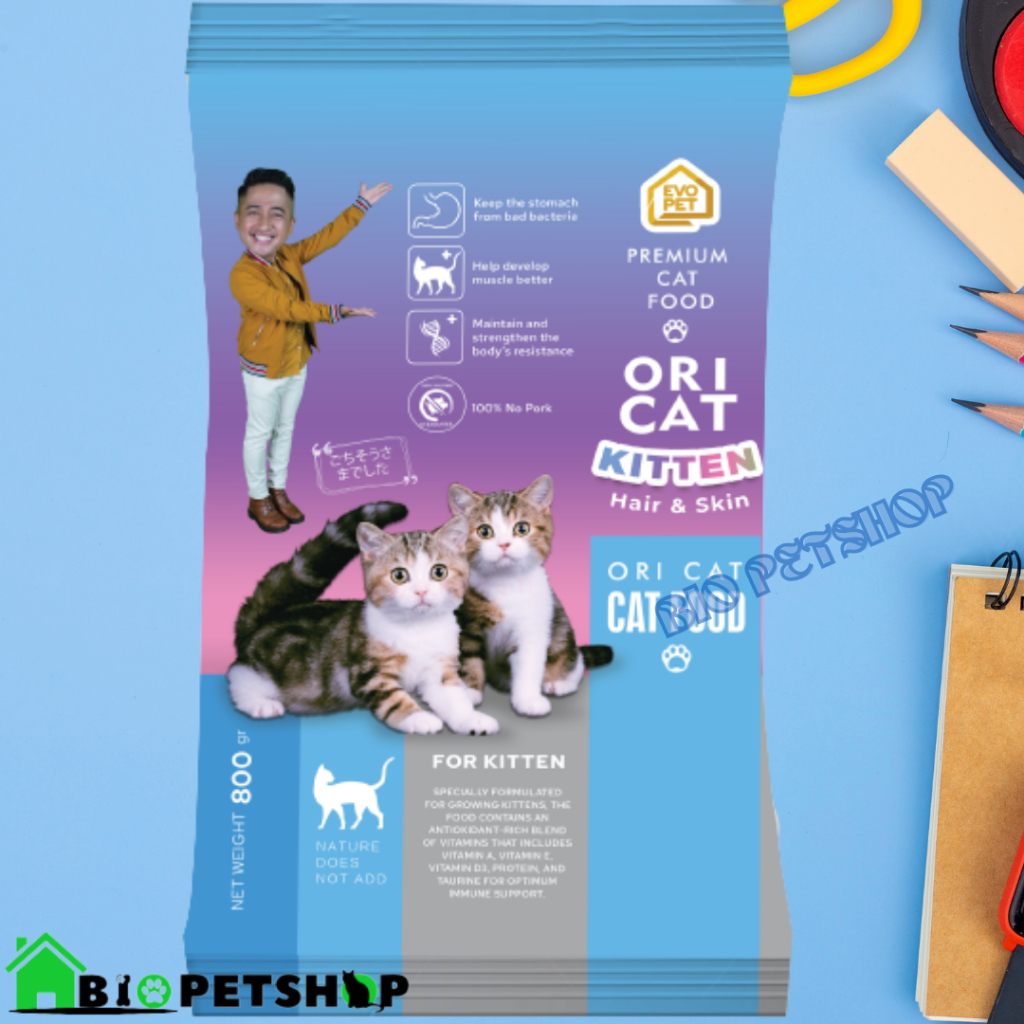 Jual OriCat Ori Cat Kitten 800 gram Freshpack Makanan Kucing | Shopee ...