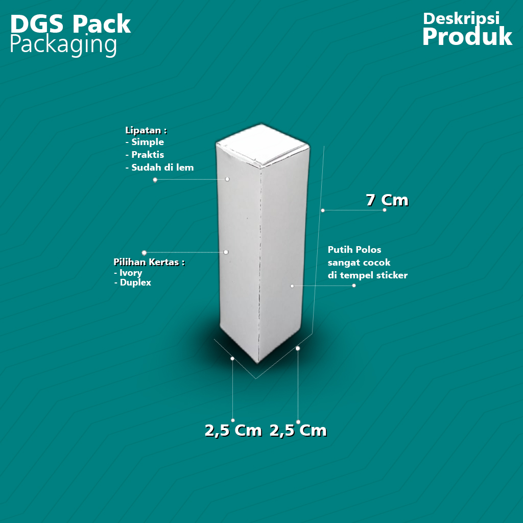 Jual Box Botol Tola POLOS / Kemasan botol tetes / packaging botol 5ml ...