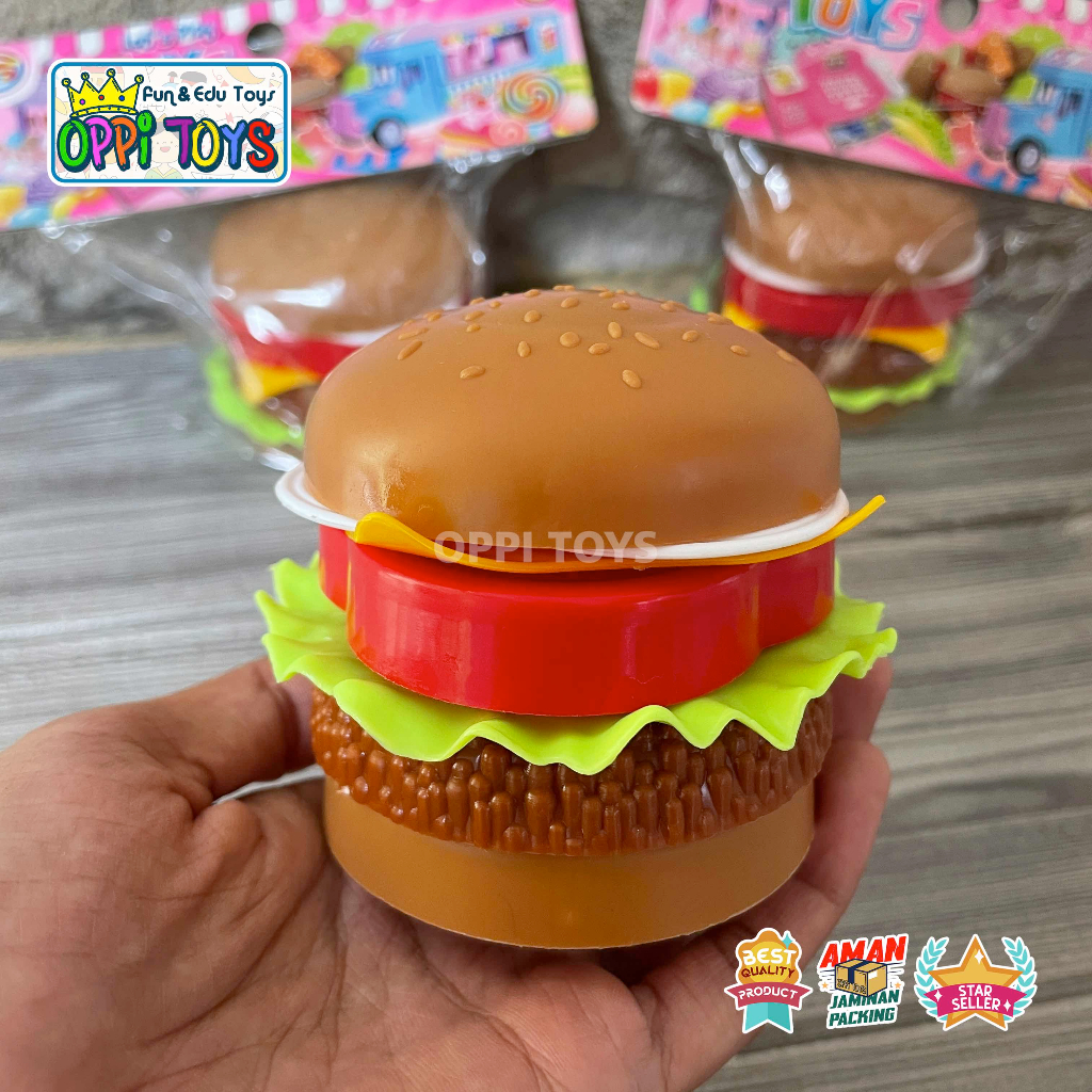 Jual Mainan Susun Burger - Mainan Tower Burger - Mainan Puzzle Burger ...