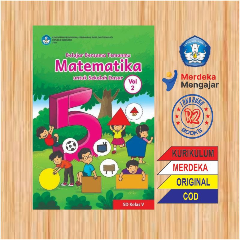 Jual Buku Matematika Vol 2 Kelas 5 SD/MI Kurikulum Merdeka | Shopee Indonesia
