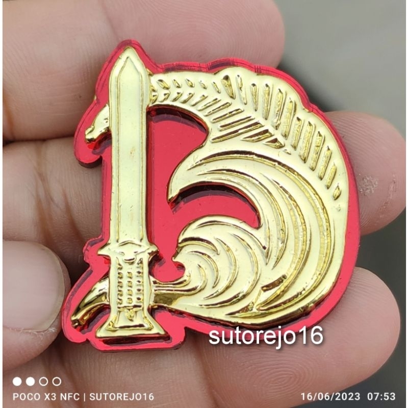Jual brivet brevet brefet wings pin pdh pdu tni al latar mika akrilik ...
