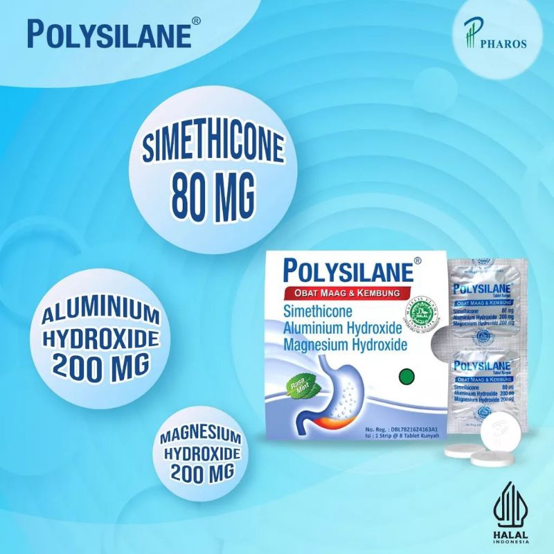 Jual Polysilane Tablet isi 40 tablet | Shopee Indonesia