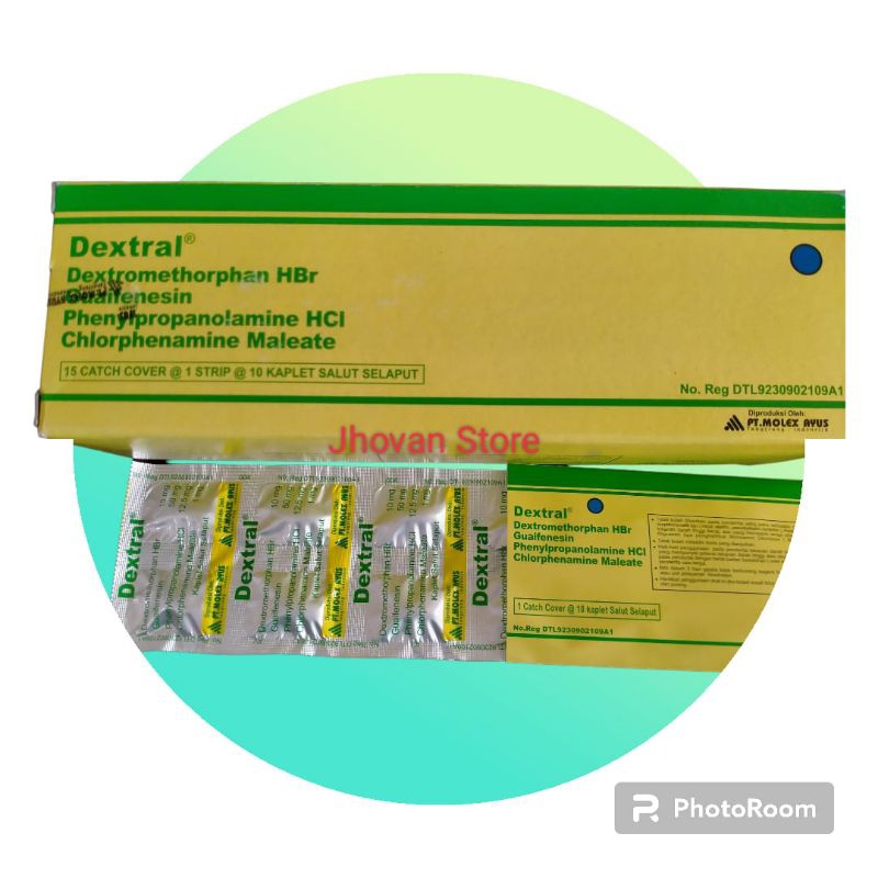 Jual DEXTRAL 10 tablet~ Sebagai Antitusif, Antihistamin, Ekspectoran ...