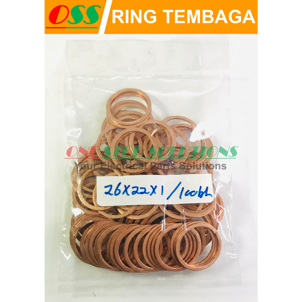Jual RING TEMBAGA / RING NOZZLE 22X1X26MILI MIYUKI ORI MIT 8DC9 NISSAN ...