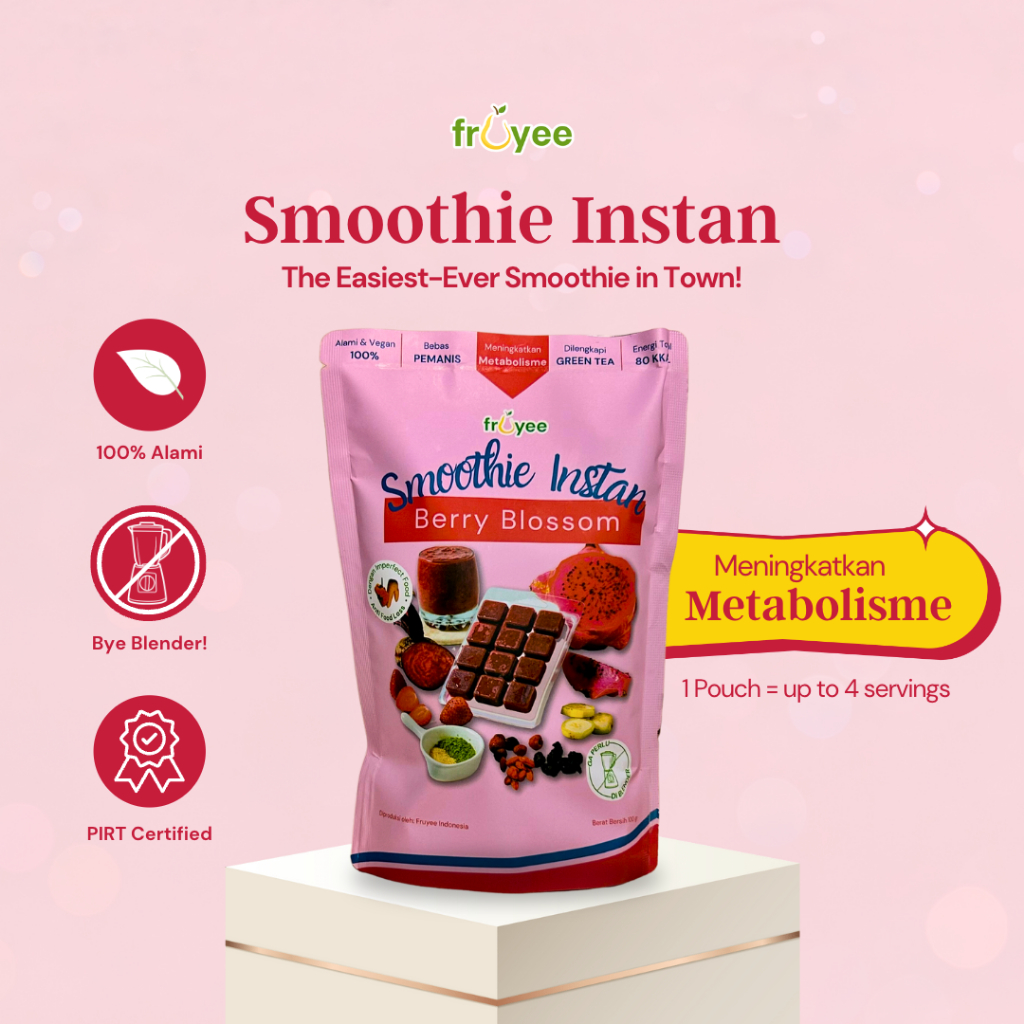 Jual FRUYEE Frozen Smoothie Instan - Berry Blossom (Gak Perlu Diblender ...