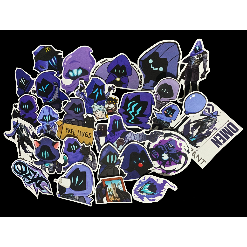 Jual Stiker pack Valorant spray isi 15-25pcs stikervinyl/stikermurah ...