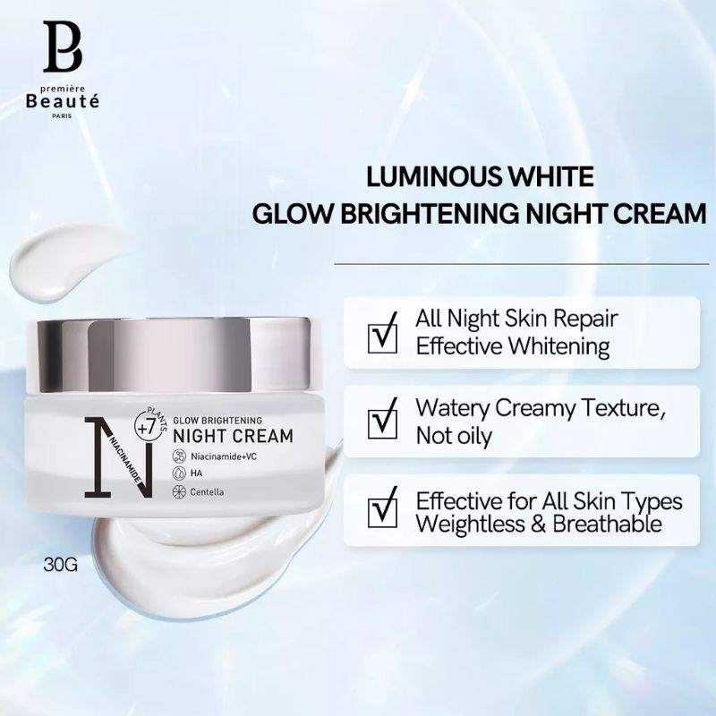 Jual premiere beaute glow brightening night cream | Shopee Indonesia