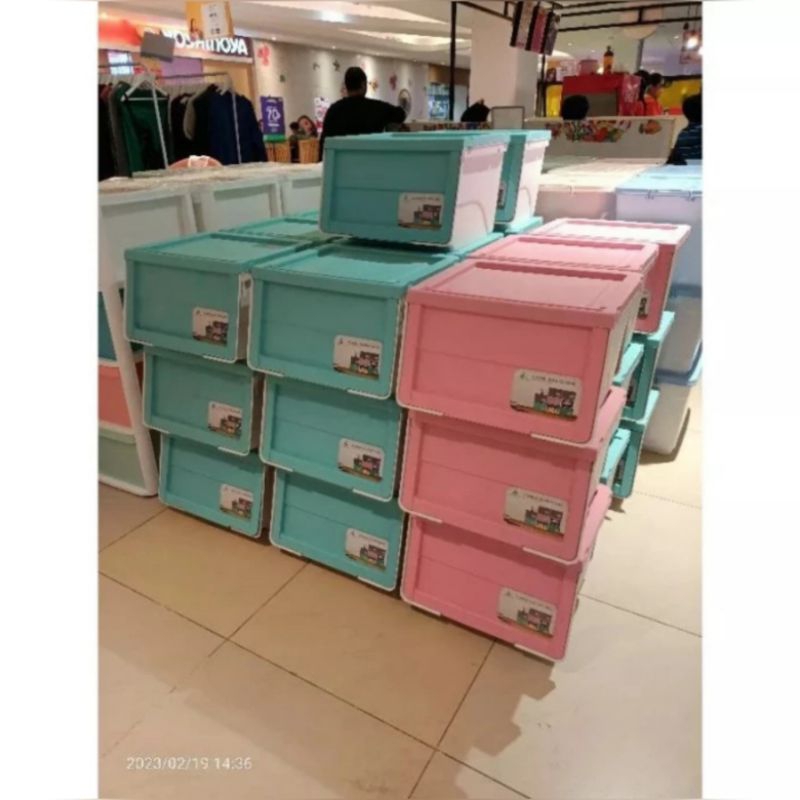 Jual BOX CONTAINER SUSUN STORAGE BOX LEMARI SUSUN PLASTIK OLYMPLAST OSS ...