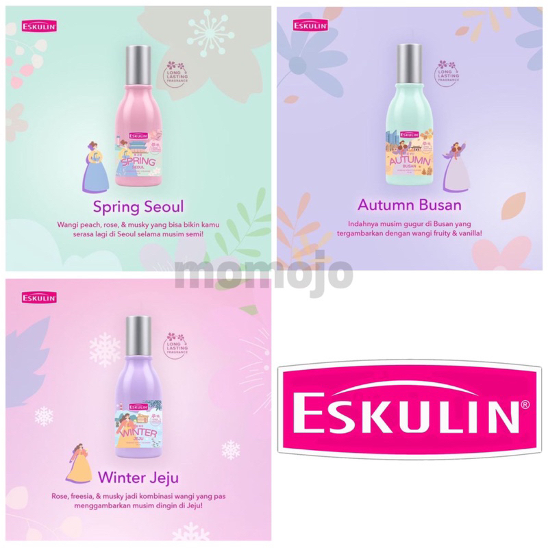 Jual Eskulin Korean Spray Cologne 110 ML | Shopee Indonesia