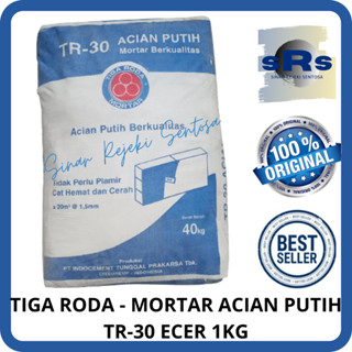 Jual SEMEN ACIAN PUTIH TIGA RODA TR30 KILOAN/REPACK/ECERAN 1KG | Shopee ...