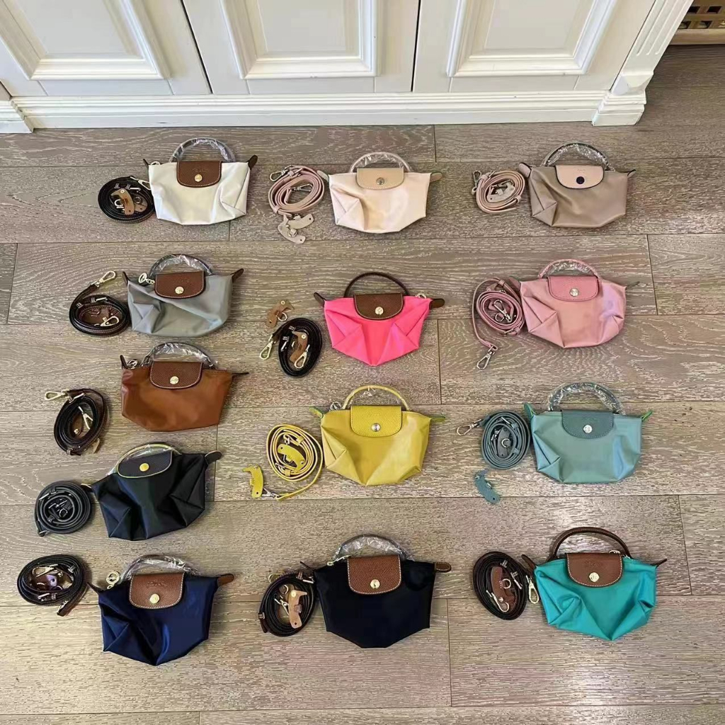 Jual TAS SELEMPANG MINI LC LE PLIAGE POUCH WITH HANDLE WITH STRAP ...