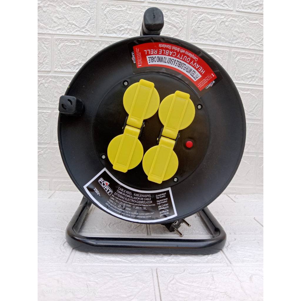 Jual Kabel Roll 25meter Cable Roll Heavy Duty 25 Meter FORT (Kabel ...