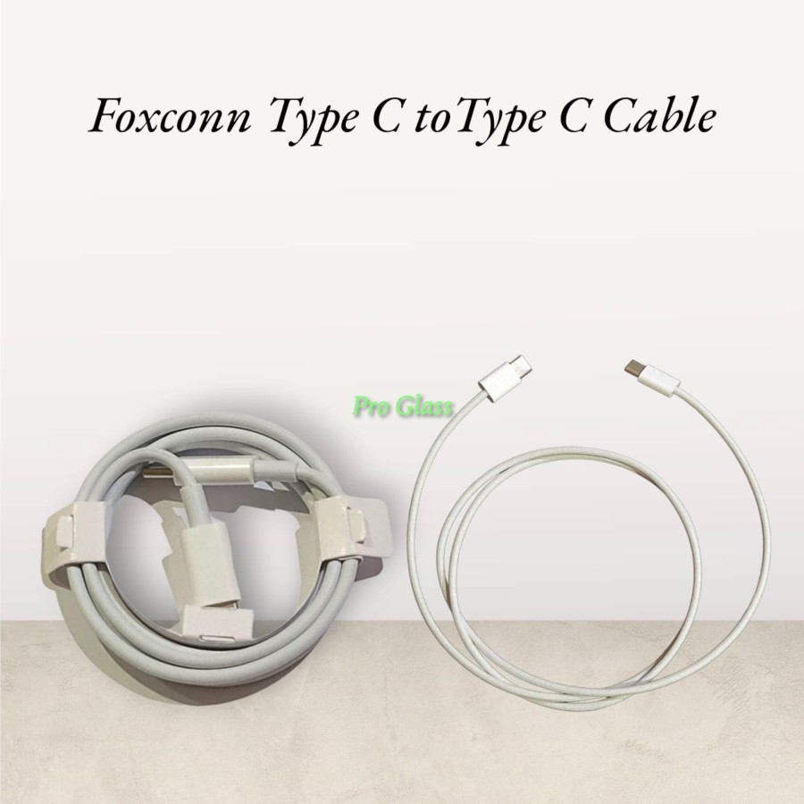 Jual Foxconn USB Type C to Type C Cable Kabel Data Charger iPhone Ipad ...