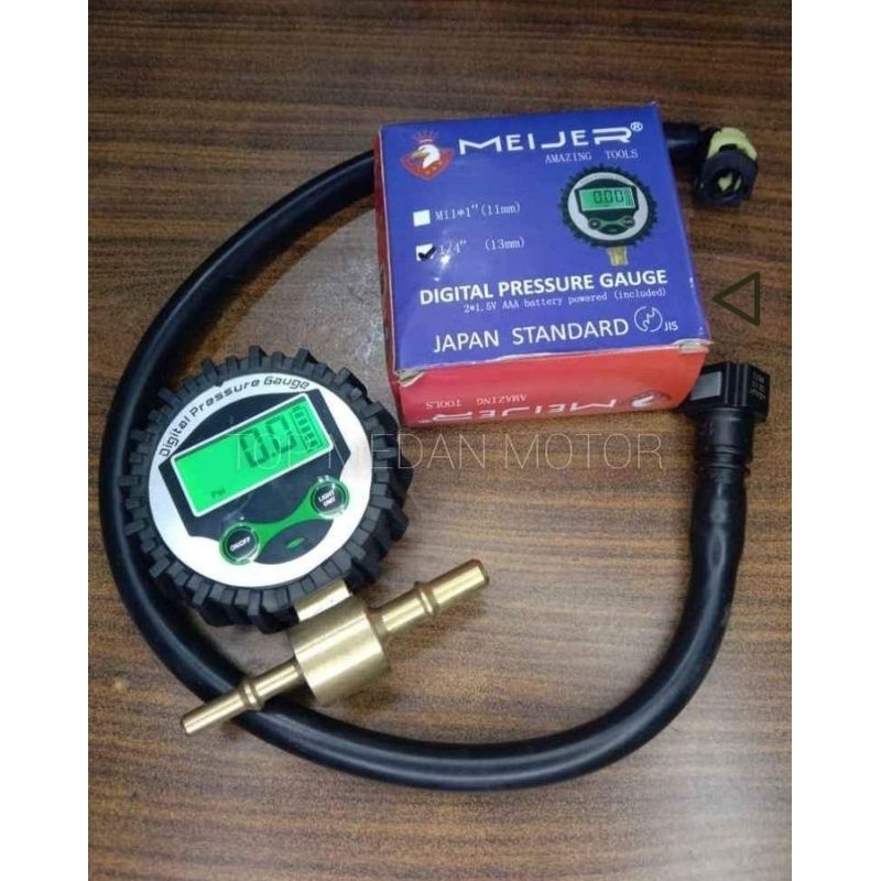 Jual fuelpump tester digital alat cek tekanan bahan bakar sepeda motor ...