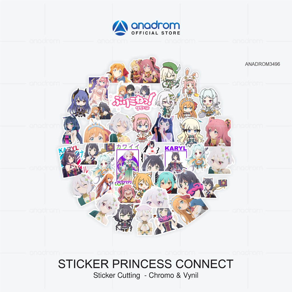 Jual Sticker Anime Princess Connect | Sticker Anime & Aesthetic ...