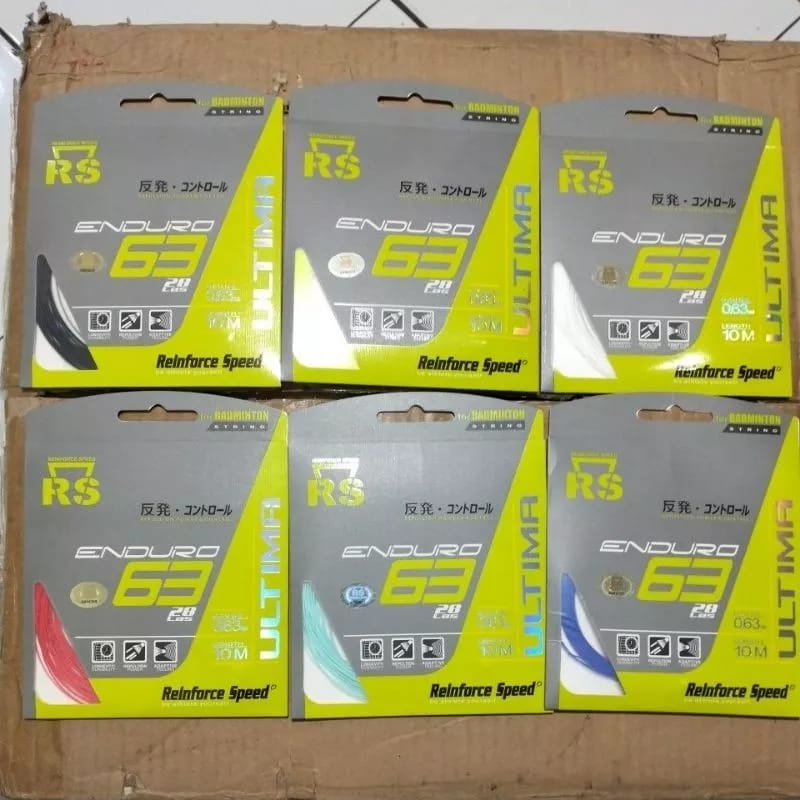 Jual SENAR-STRING BADMINTON RS (REINFORCE SPEED) ENDURO 63 ULTIMA ...