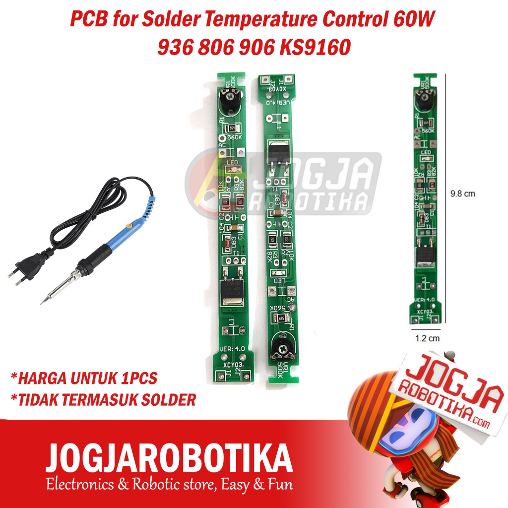 Jual PCB for Solder Temperature Control 60W 936 806 906 KS9160 | Shopee ...