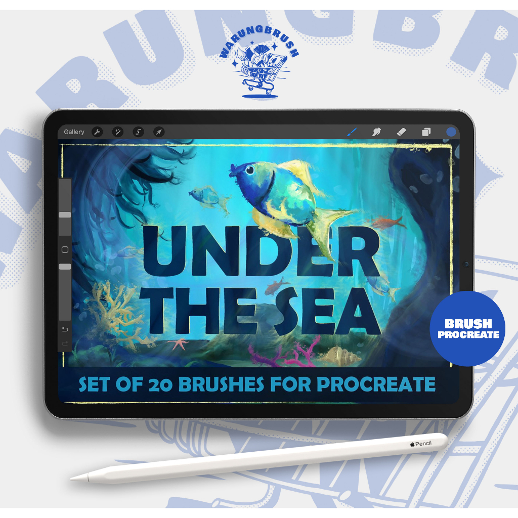 Jual Under The Sea - Procreate Brushes BP0026 | Shopee Indonesia