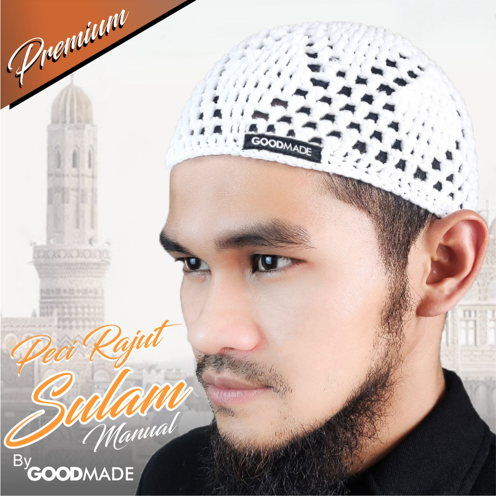 Jual GOOD MADE - PECI RAJUT SULAM TEBAL / PECI SULAM BOLD / Peci Rajut ...