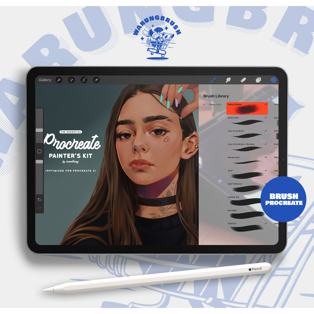 Jual Painter's Kit - Procreate Brushes BP0047 | Shopee Indonesia