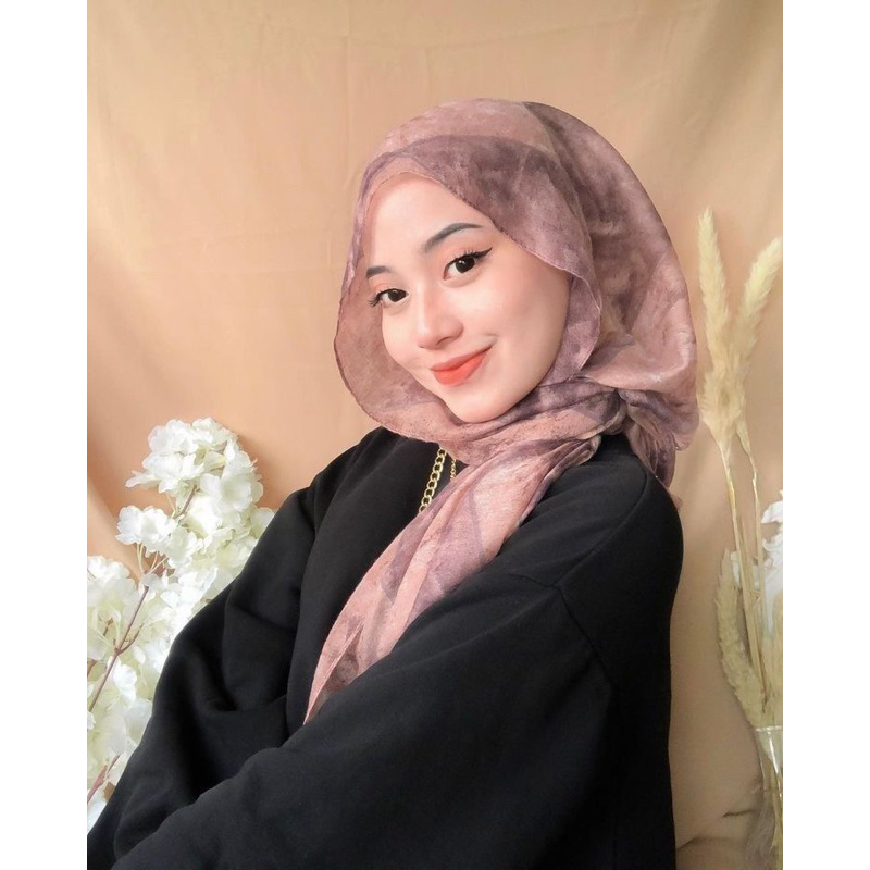 Jual Pashmina Motif Tie Dye Import | Pashmina Turkey | Shopee Indonesia