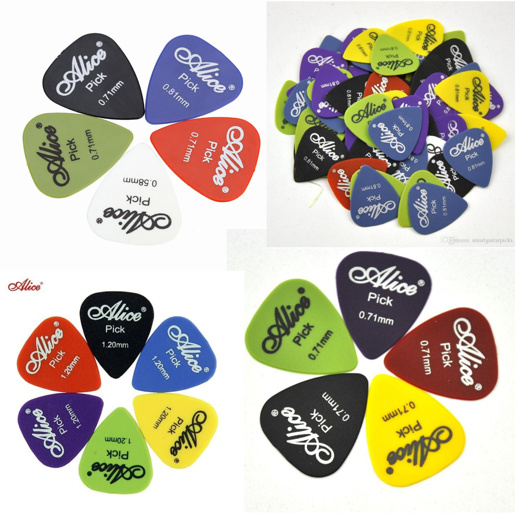 Jual COD DAPAT 5 Pick Gitar Karbon Original Pick Alice Original Karbon ...