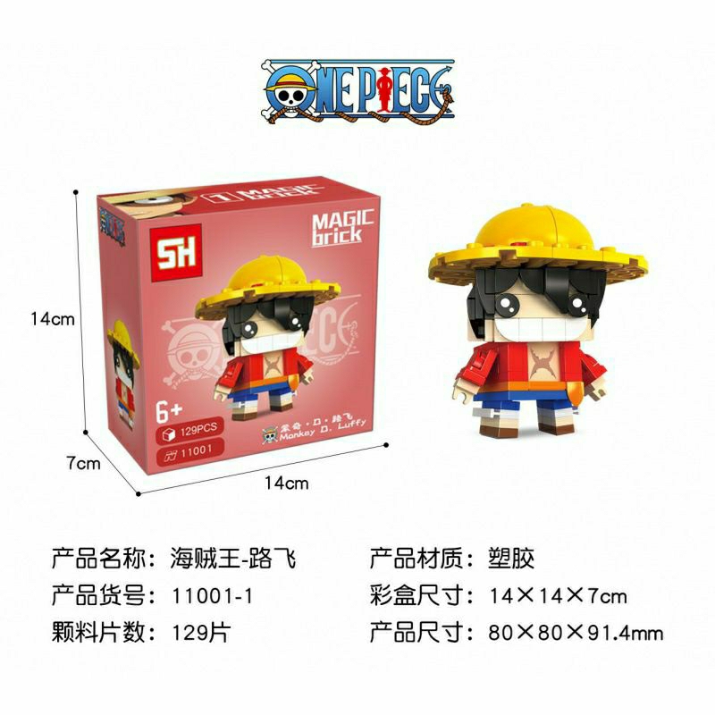 Jual Nano Block One Piece Series Mainan Balok Building Block Nano Blok ...