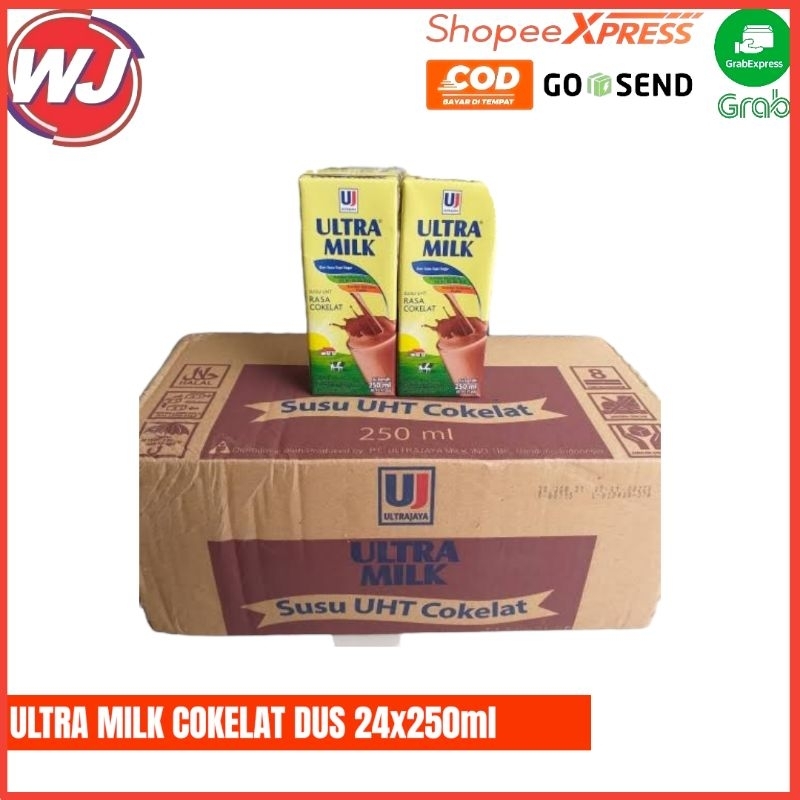 Jual ULTRA MILK CHOCOLATE DUS 24x250ml | Shopee Indonesia