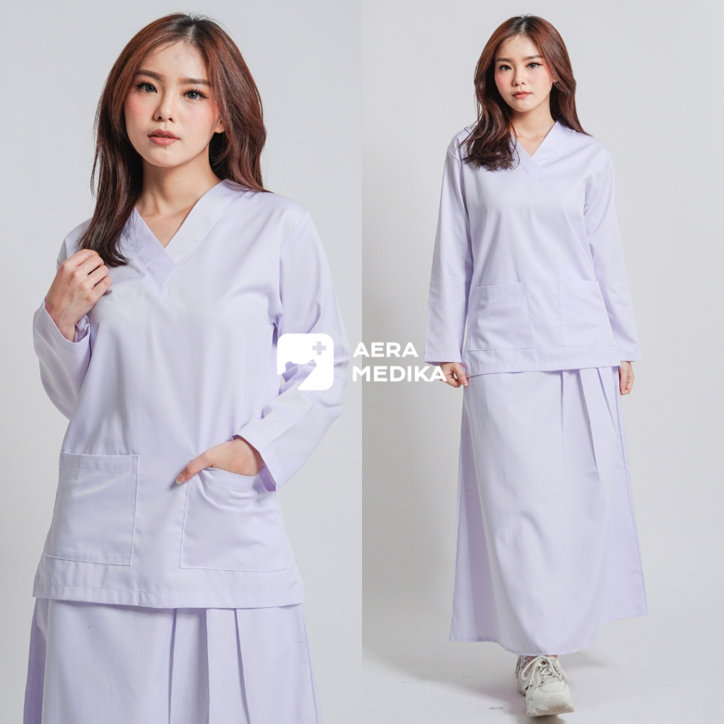Jual (4L) SET ROK- Baju Jaga / Perawat / Dokter / Seragam Medis / OK ...