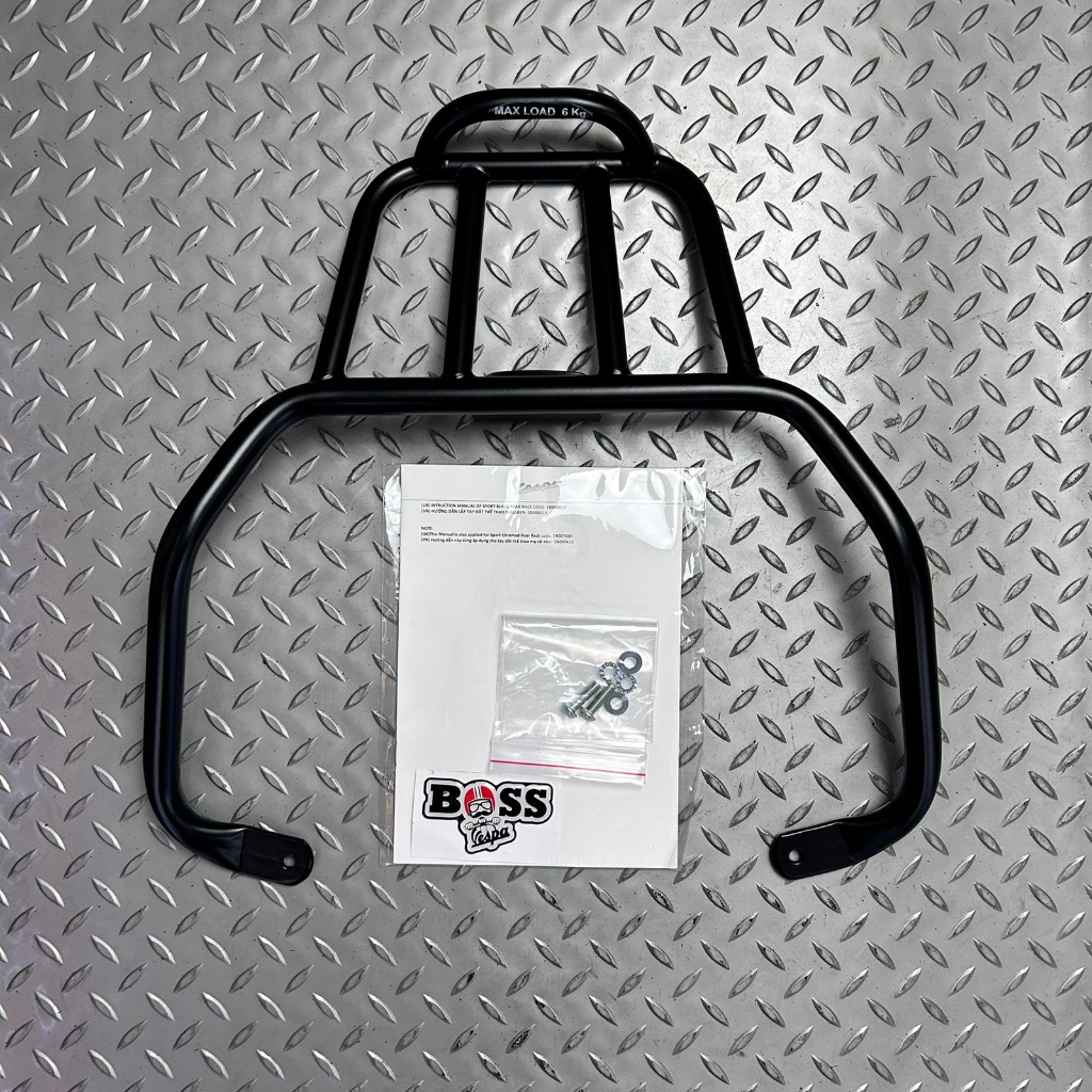 Jual Rear Rack Original PIAGGIO Black Vespa GTS GTV GT Series | Shopee ...