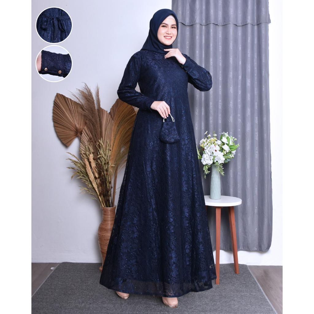 Jual Gamis Burkat Premium Free Masker dan Busui-Baju Seragam Kondangan ...