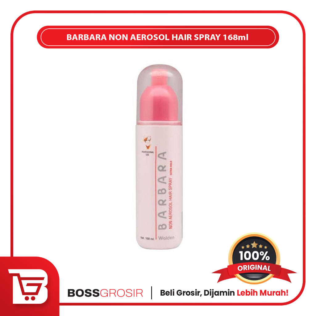 Jual ORIGINAL barbara non aerosol hair spray 168ml | Shopee Indonesia