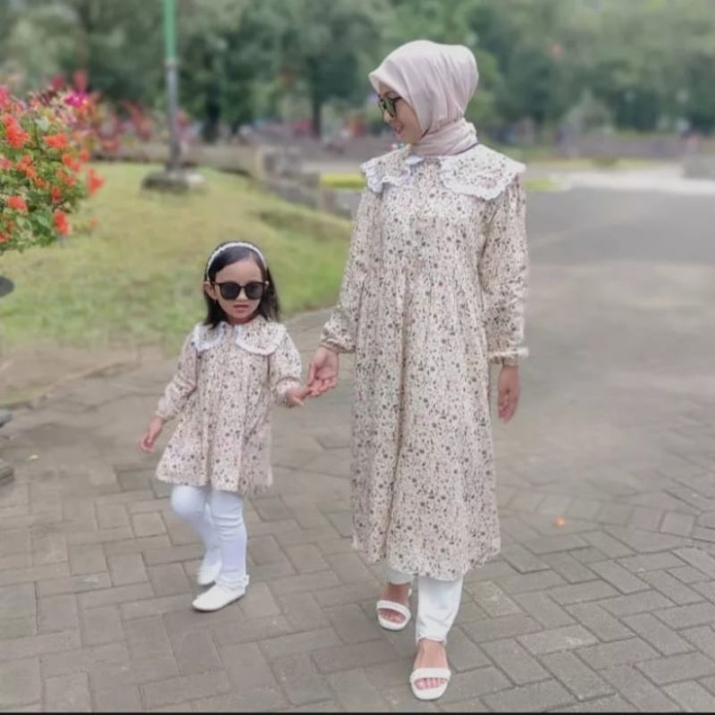 Jual TUNIK COUPLE IBU & ANAK/TUNIK ANAK RAYON/HARGA SATUAN | Shopee ...