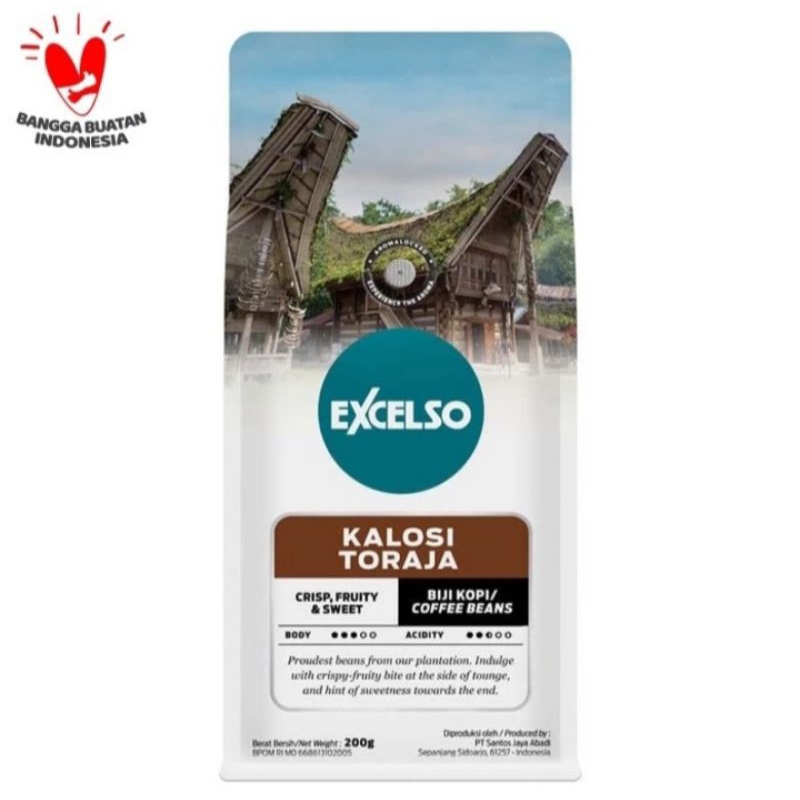 Jual Excelso Kalosi Toraja Biji 200gr / Biji Kopi Kalosi Toraja 200gr ...