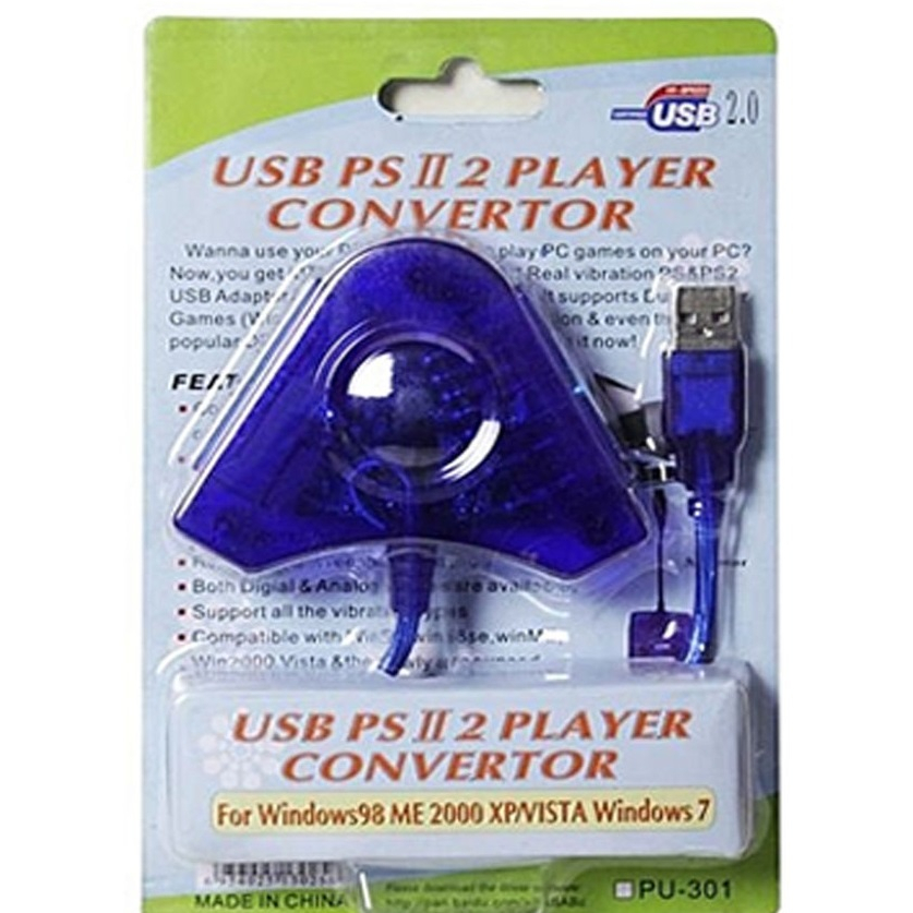 Jual CONVERTOR STIK PS2 PS3 DOUBLE PC LAPTOP | Shopee Indonesia