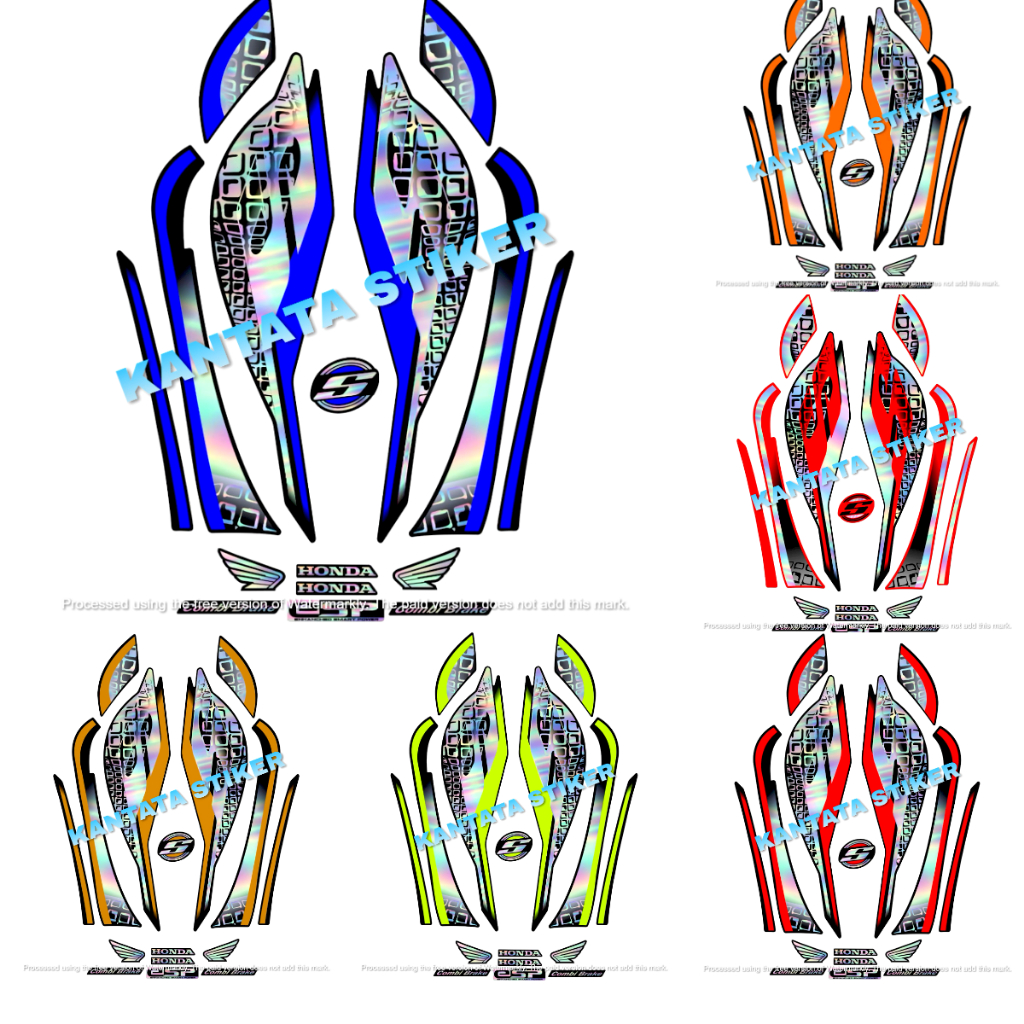 Jual STIKER STRIPING LIS LES BODY MOTOR HONDA SCOOPY SPORTY 2019 ...