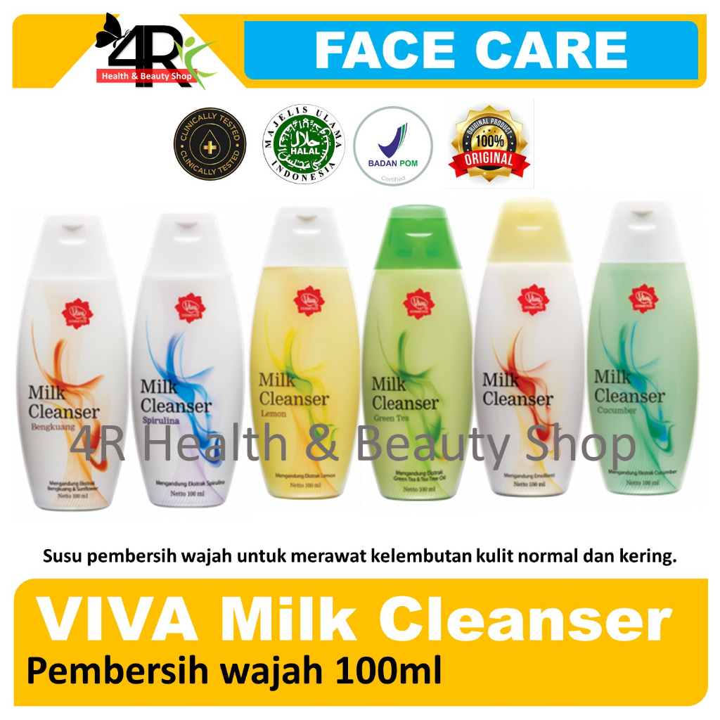 Jual Viva Milk Cleanser 100 ml - Pembersih wajah | Shopee Indonesia