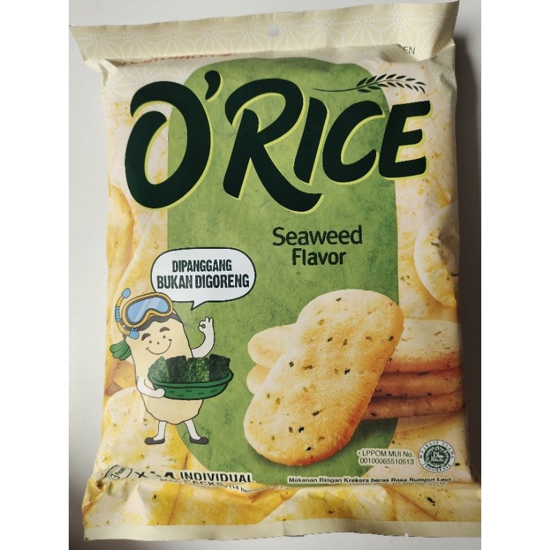 Jual Orice Krekers Beras Rasa Seaweed [Per Pack] | Shopee Indonesia