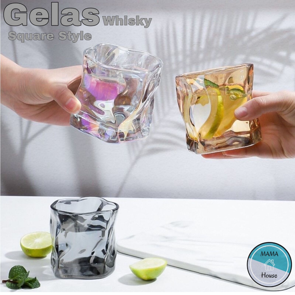 Jual Gelas Whiskey / Gelas Wine / Gelas Beer Bir Gelas Kaca Korea ...