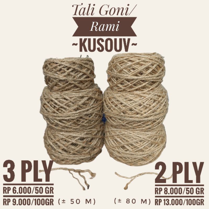 Jual Tali Rami/Tali Goni | Shopee Indonesia