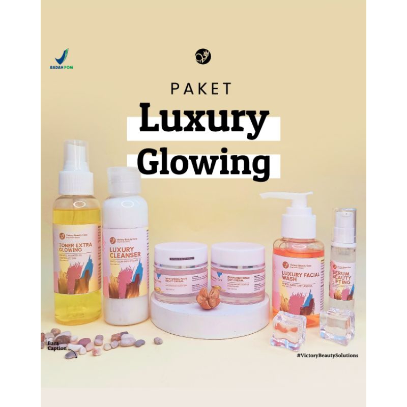 Jual PAKET LUXURY GLOWING / PAKET PUTIH GLOWING / VBC / VICTORY BEAUTY ...