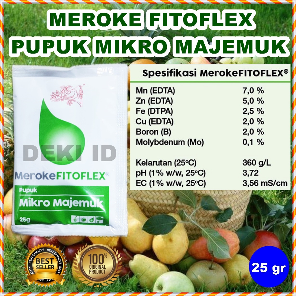Jual Fitoflex Meroke 25 Gram Kemasan Besar Sachet Pupuk Mikro Majemuk ...