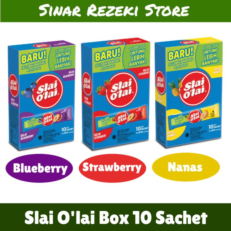 Jual Roma Slai Olai Box 10 Sachet [35gr x 10 Sachet] / Slai Olai ...