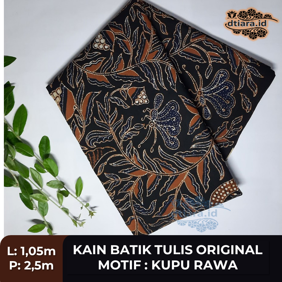 Jual Kain Batik Tulis Asli 100% Original Motif Kupu Rawa / Bahan Batik ...